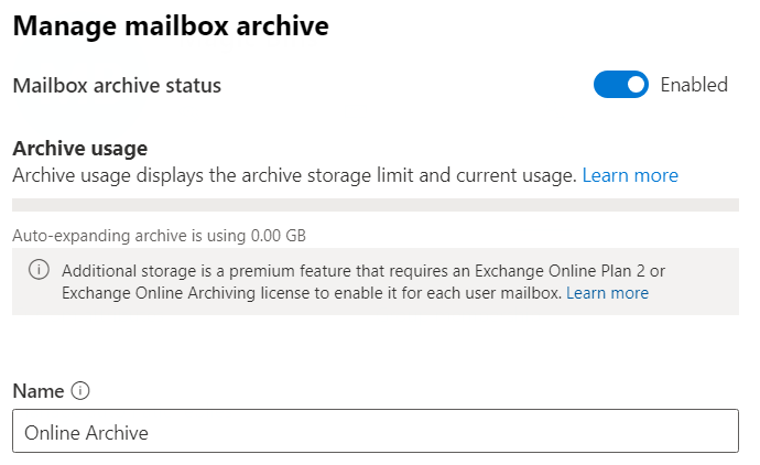 Microsoft 365 mailbox usage full, how to free up space using mailbox archive – IT Solver Support